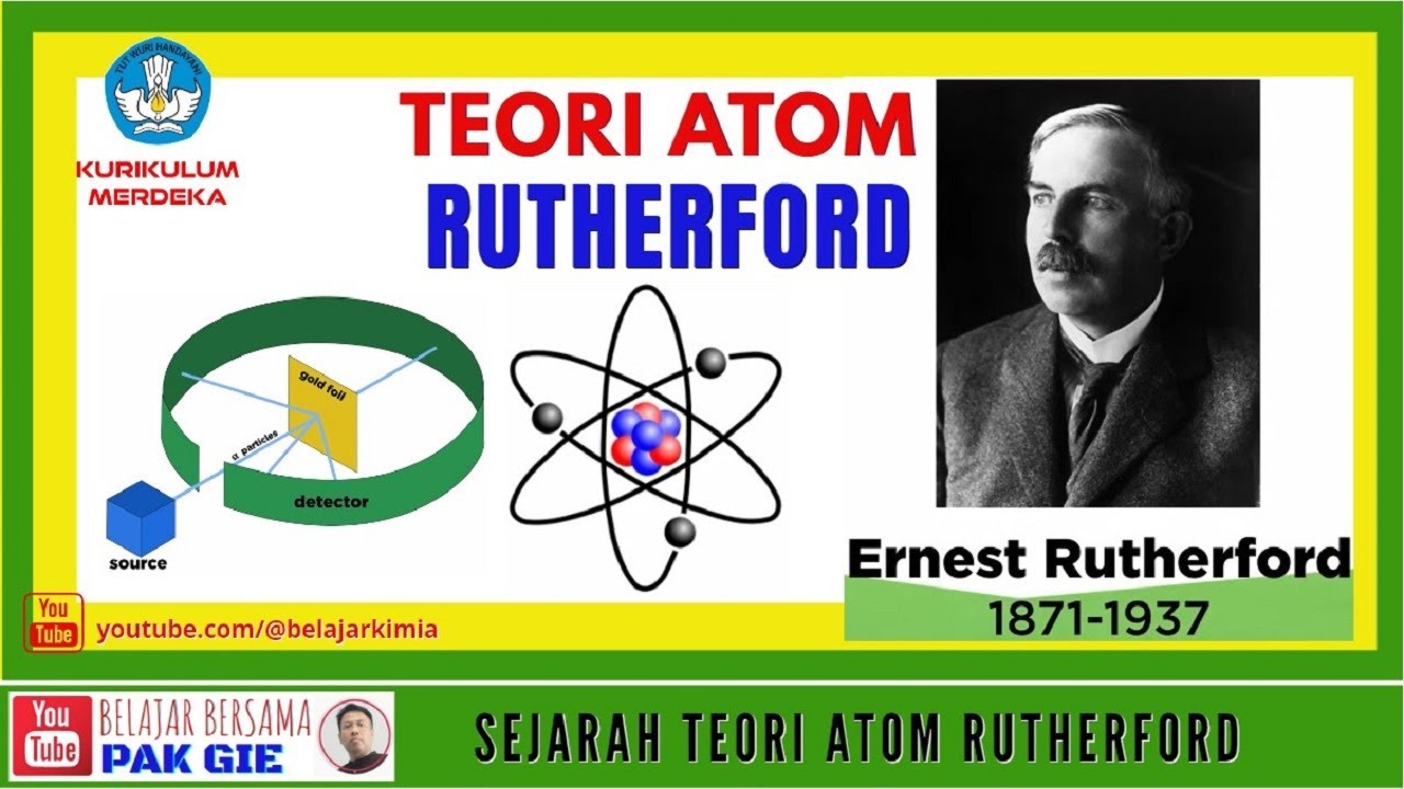 TEORI ATOM RUTHERFORD, SEJARAH TEORI ATOM, PERKEMBANGAN MODEL ATOM ...