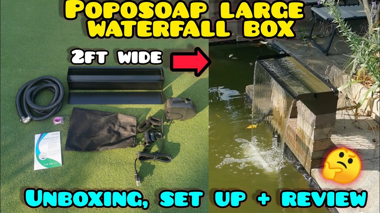 HUGE IMPACT from this 2 foot wide Waterfall box! Poposoap 24inch ...