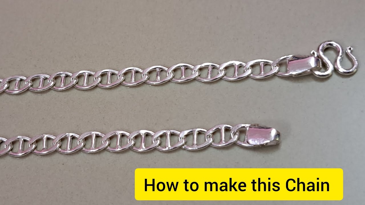 Silver chain making | New model silver chain is made | Handmade - YouTube