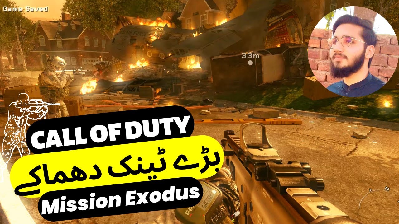 Call Of Duty MW2 COD The Exodus 7th mission 1st Class Gameplay - YouTube