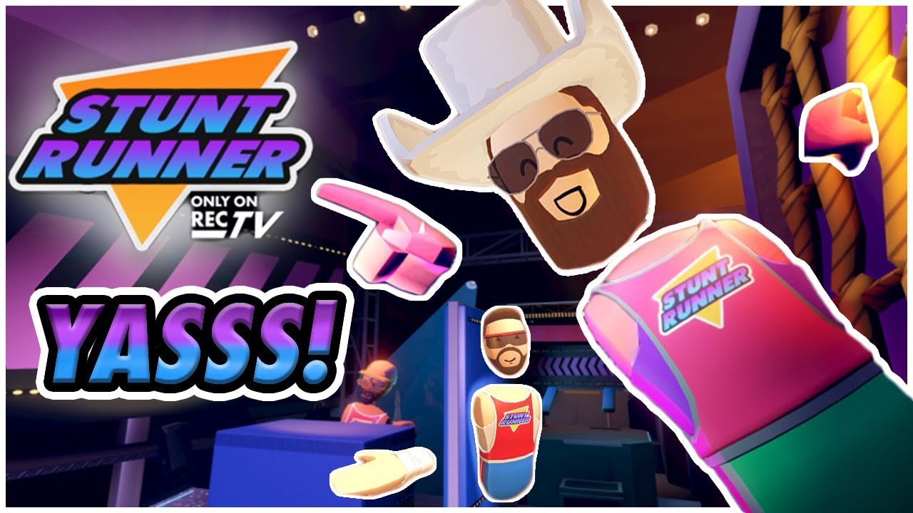 Rec Room Stunt Runner : Hairy VS RobTM - YouTube