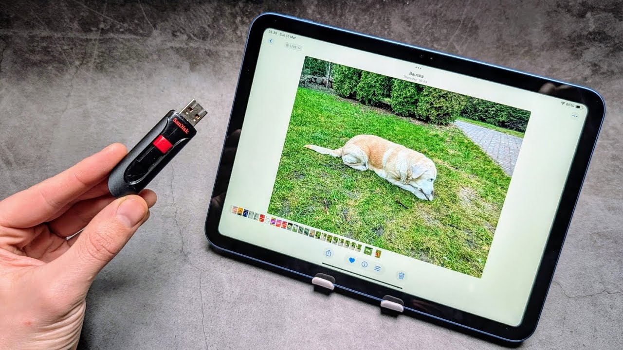 How to Transfer Pictures & Videos from iPad 11 (A16) to USB Flash Drive or HDD /SSD external ...