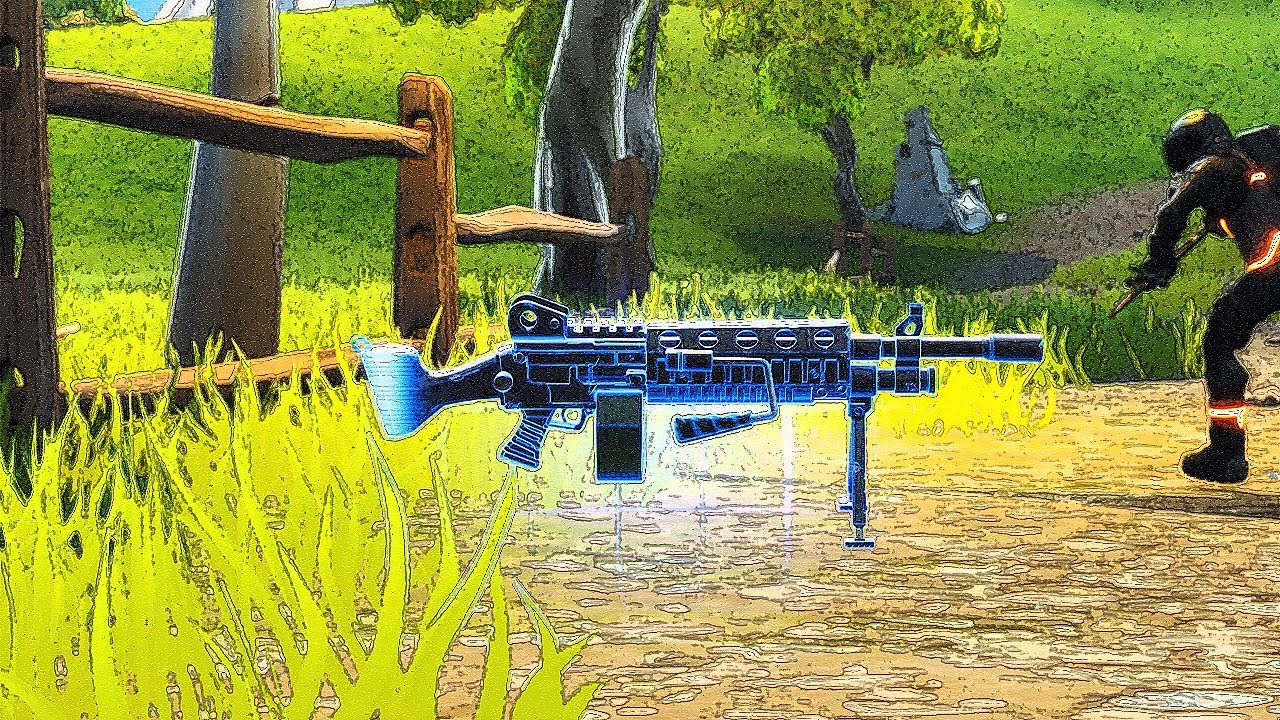 New Fortnite Weapon SHOWCASE: LMG (Light Machine Gun) v3.5 - YouTube