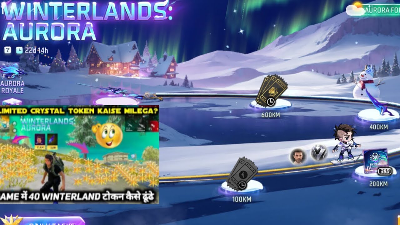 HOW TO GET COLLET ICE CRYSTAL TOKENS IN FREE FIRE NEW EVENT FF ME ...