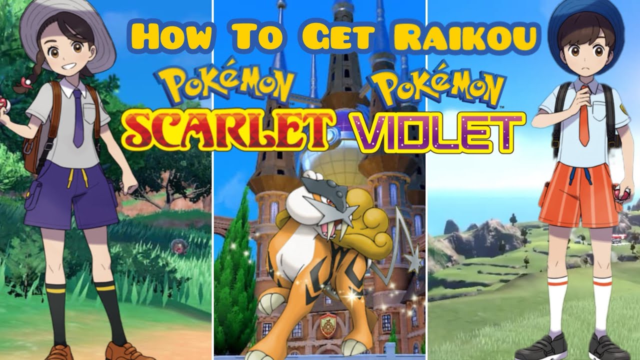 How To Get Shiny Raikou In Pokémon Scarlet And Violet - YouTube