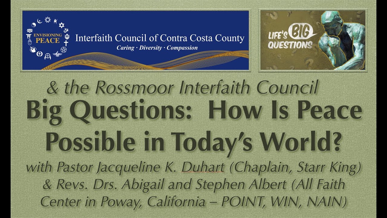 Big Questions with Pastor Jacqueline Duhart, Rev's Abigail and Stephen ...