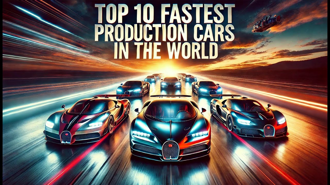 Top 10 Fastest Production Cars in the world. - YouTube