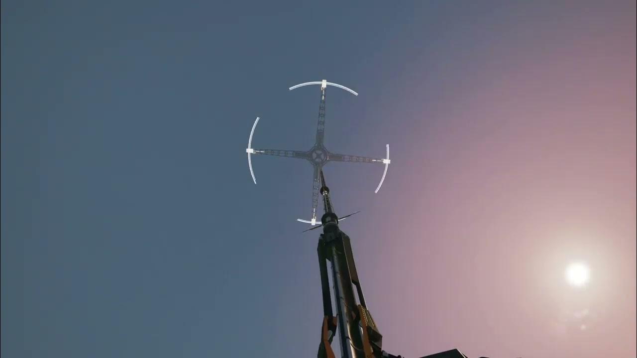 Satisfactory space elevator project assembly phase 1 completion - YouTube