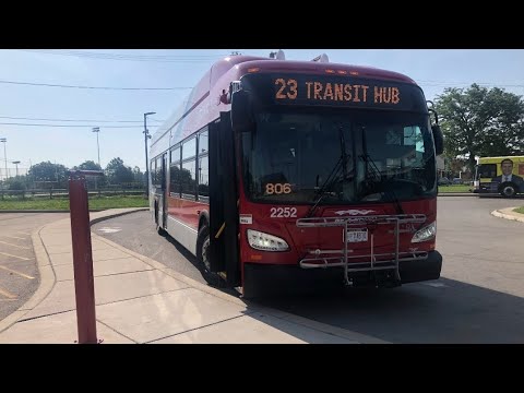 NFTA Metrobus Full Route 23 (Bailey-Abbott) Bus #2252 - YouTube