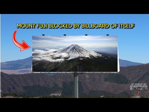 Japanese Government BLOCKS Iconic Mount Fuji View With Billboard Of The ...