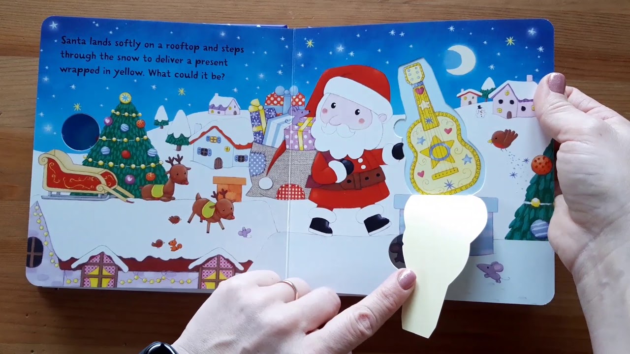 Santa Flap Book - Usborne - YouTube