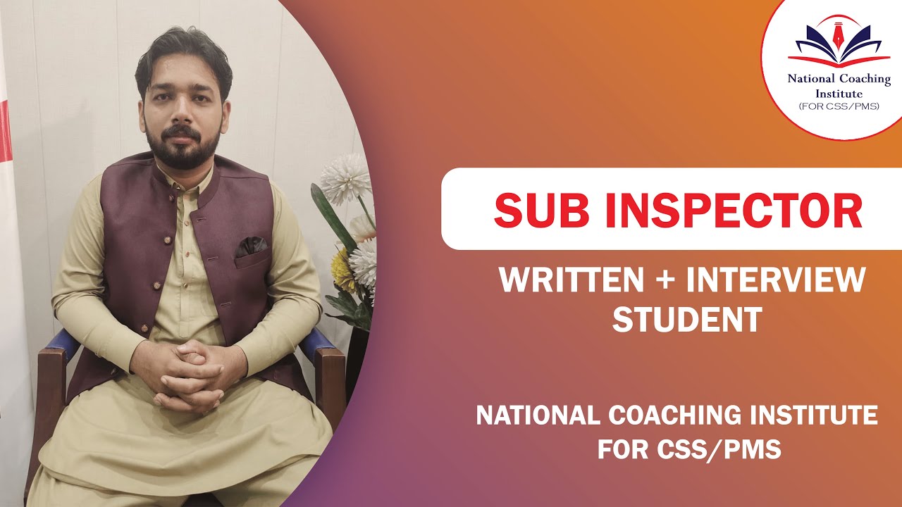 ~ FIA/Sub-Inspector/Assistant Sub-Inspector Interview Preparatory ...