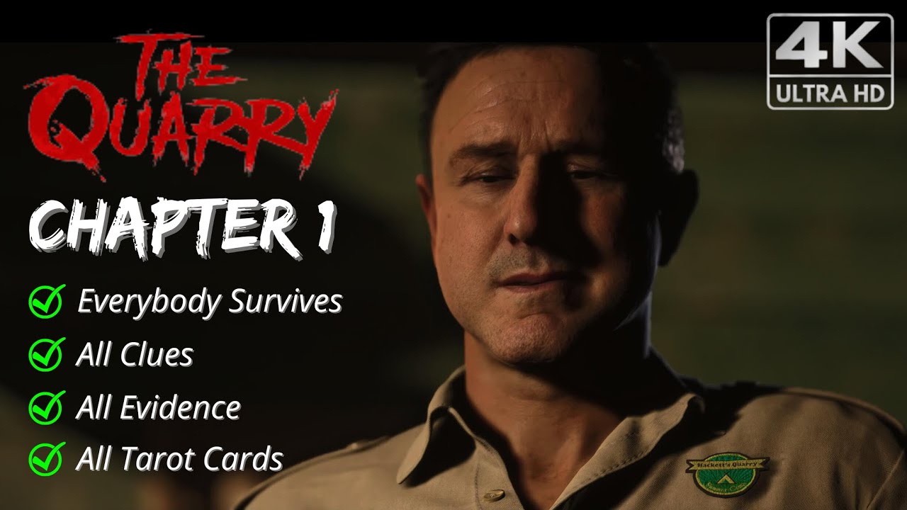 The Quarry | Chapter 1 - Gameplay Walkthrough [4k ULTRA HD] Full Game ...