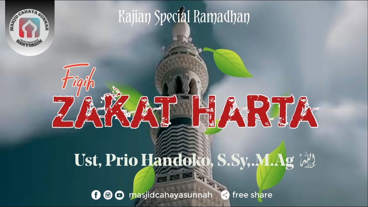 FIQIH ZAKAT HARTA || Ust, Prio Handoko,S.Sy.,M.Ag - YouTube