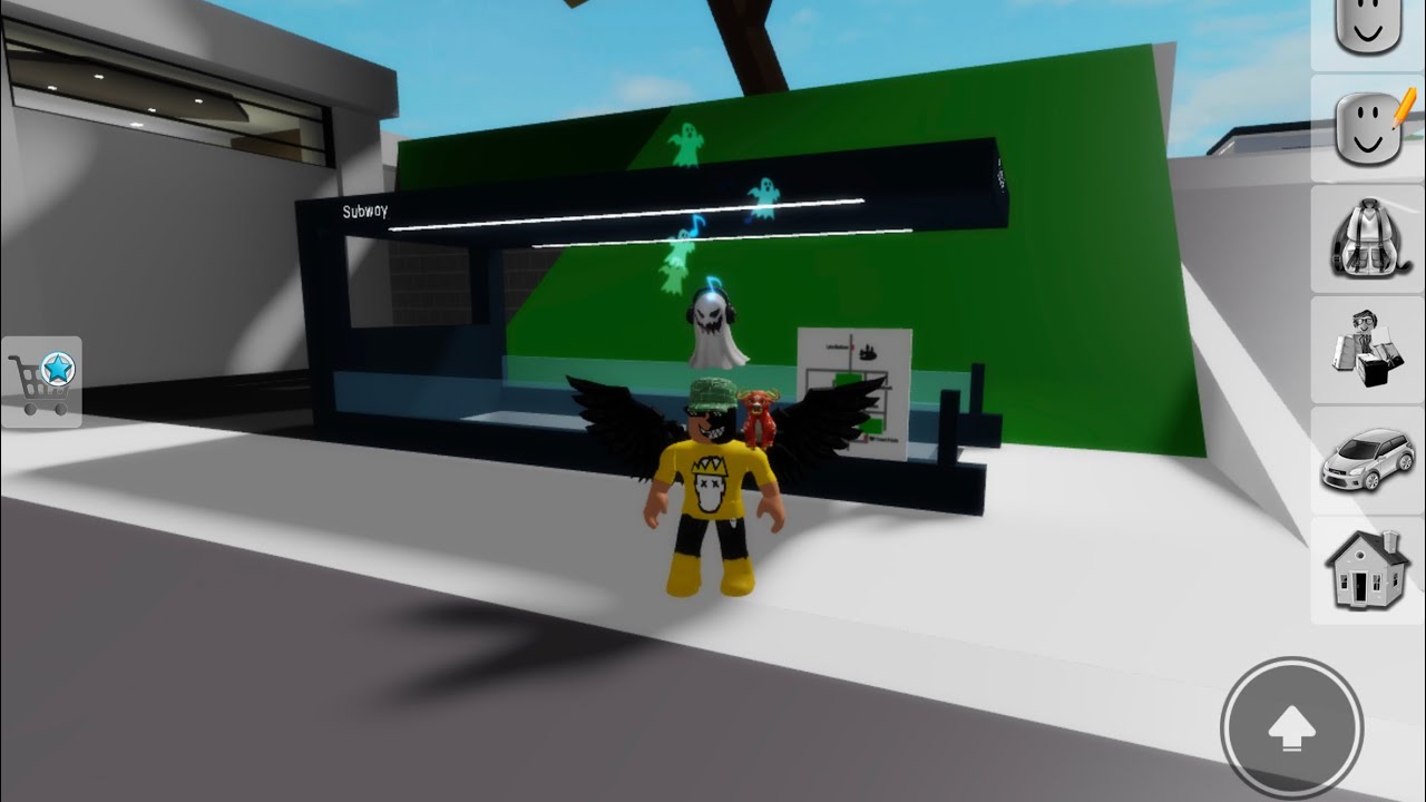 Really good hiding spots in the new subway Brookhaven - YouTube
