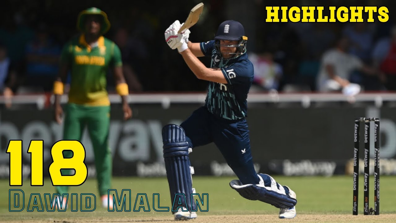 Dawid Malan 100 vs South Africa Highlights | England V South Africa | # ...