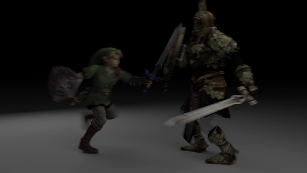 Link And Heroes Shade (Test Animation) - YouTube
