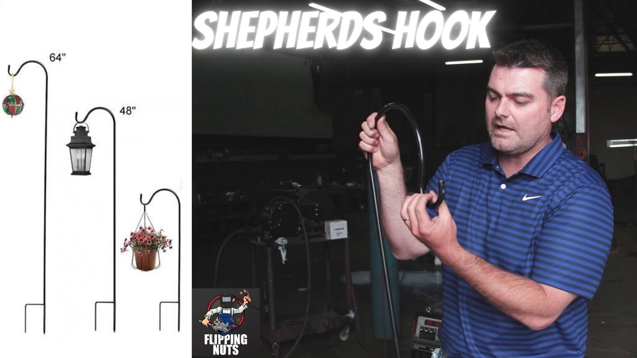 How to make your own Shepherds Hook - YouTube
