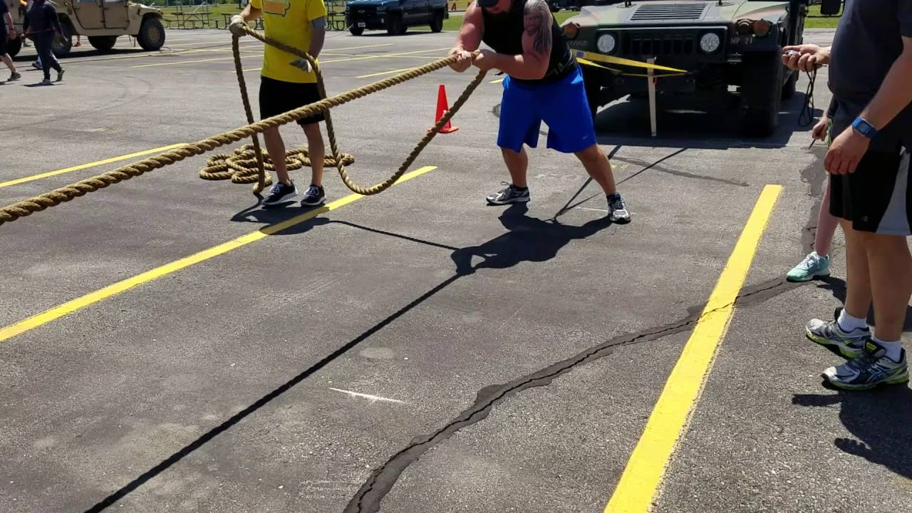 2016 iowa games strongman truck pull - YouTube