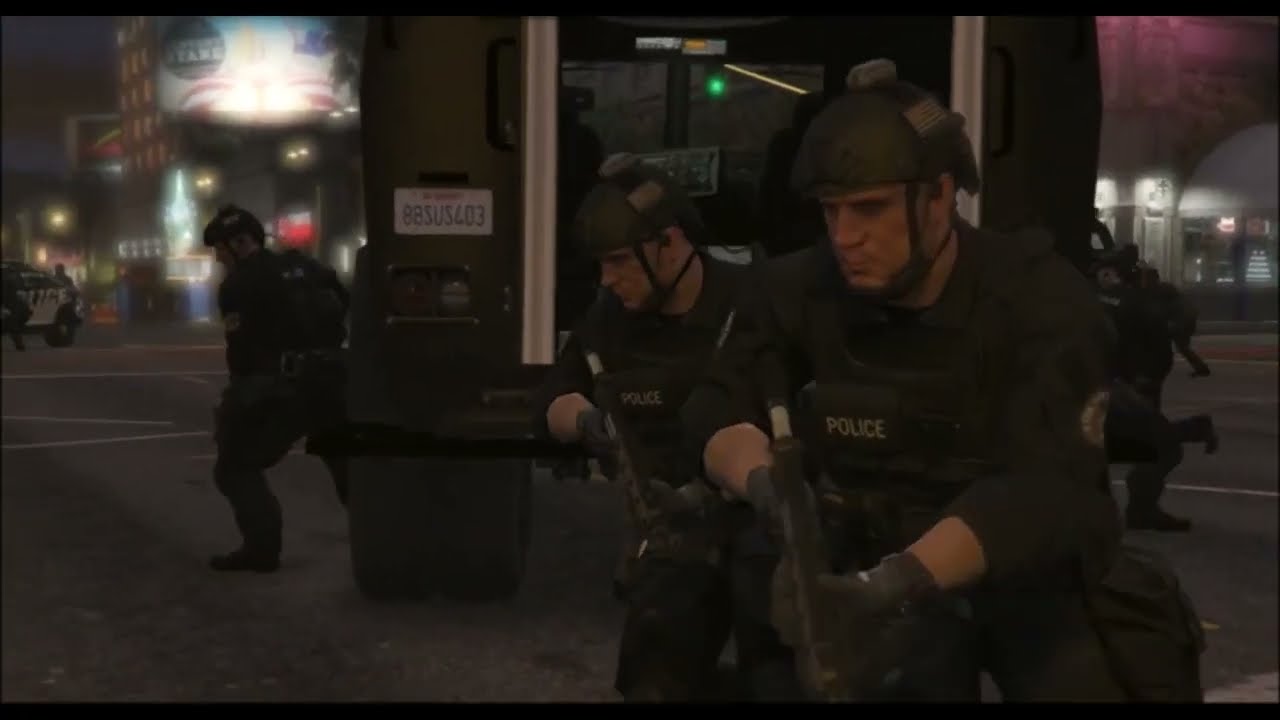 GTA 5 Online: All NOOSE/SWAT Cutscenes Remastered - YouTube