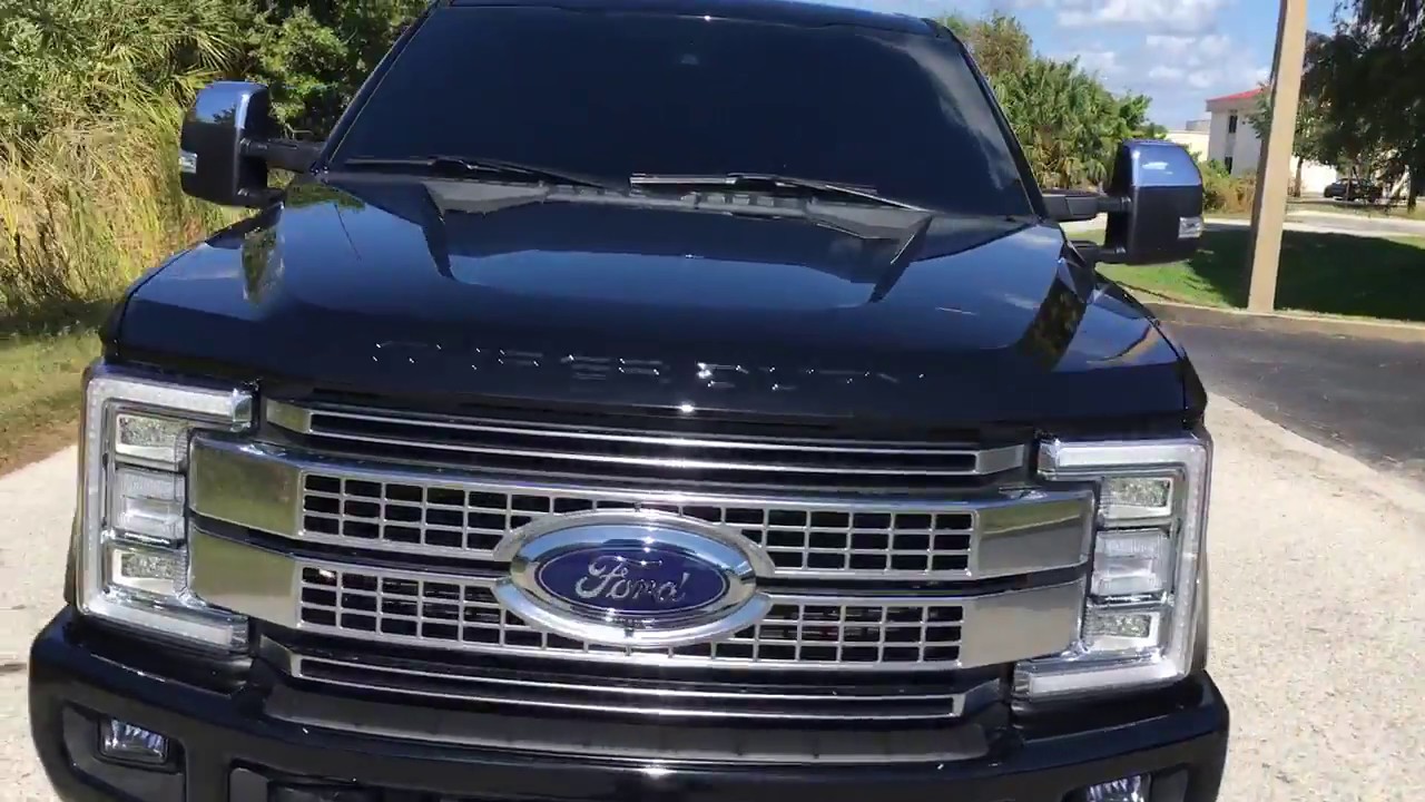 2017 FORD F-350 PLATINUM SUPER DUTY 6.7L POWER STROKE DIESEL 0-60 MPH ...
