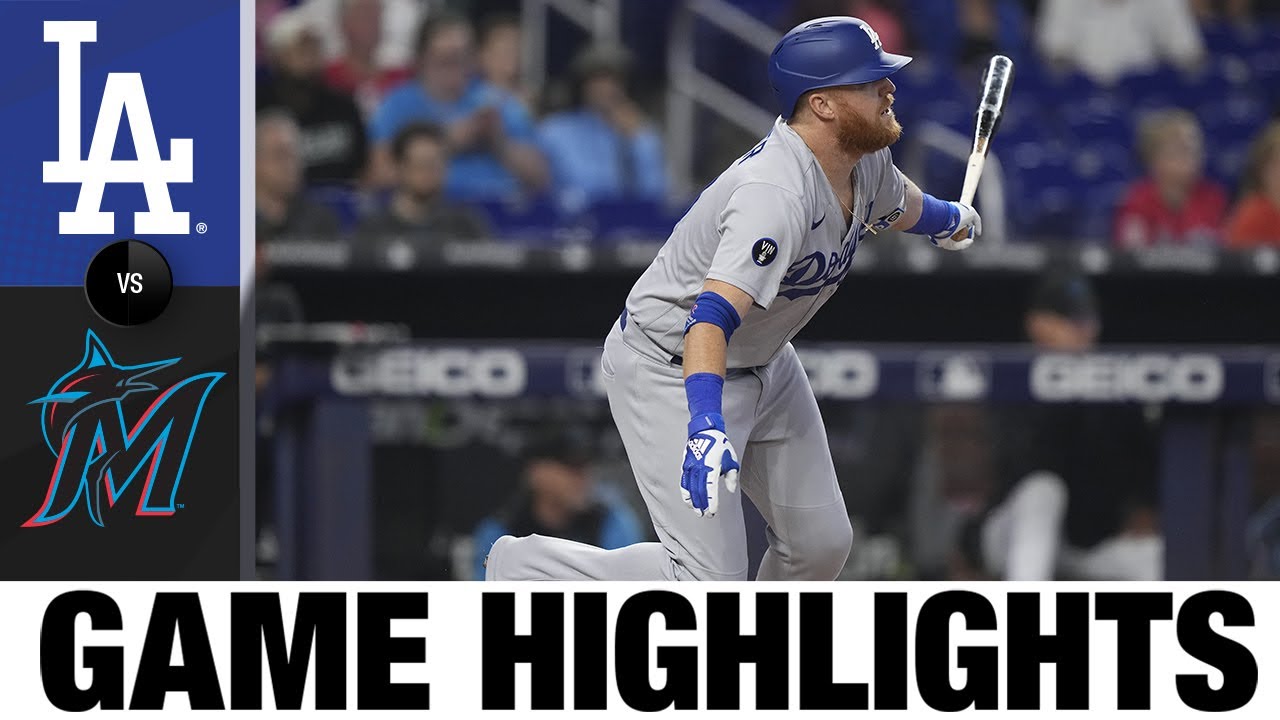 Dodgers vs. Marlins Game Highlights (8/28/22) | MLB Highlights - YouTube