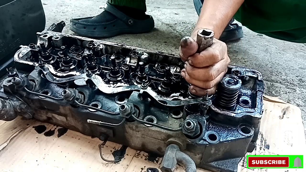 Konteng update sa overhaul 4d56 engine, +(piston ring,valve seal and ...
