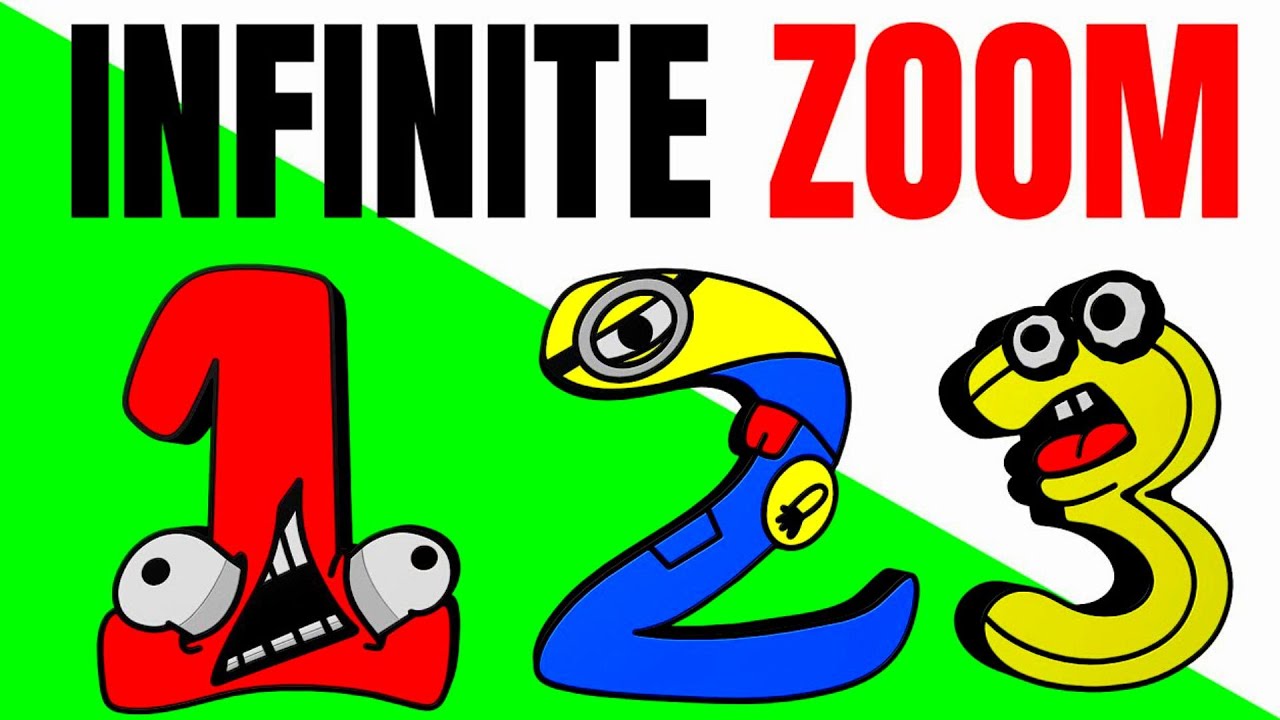 NUMBER LORE : Infinite Zoom - YouTube