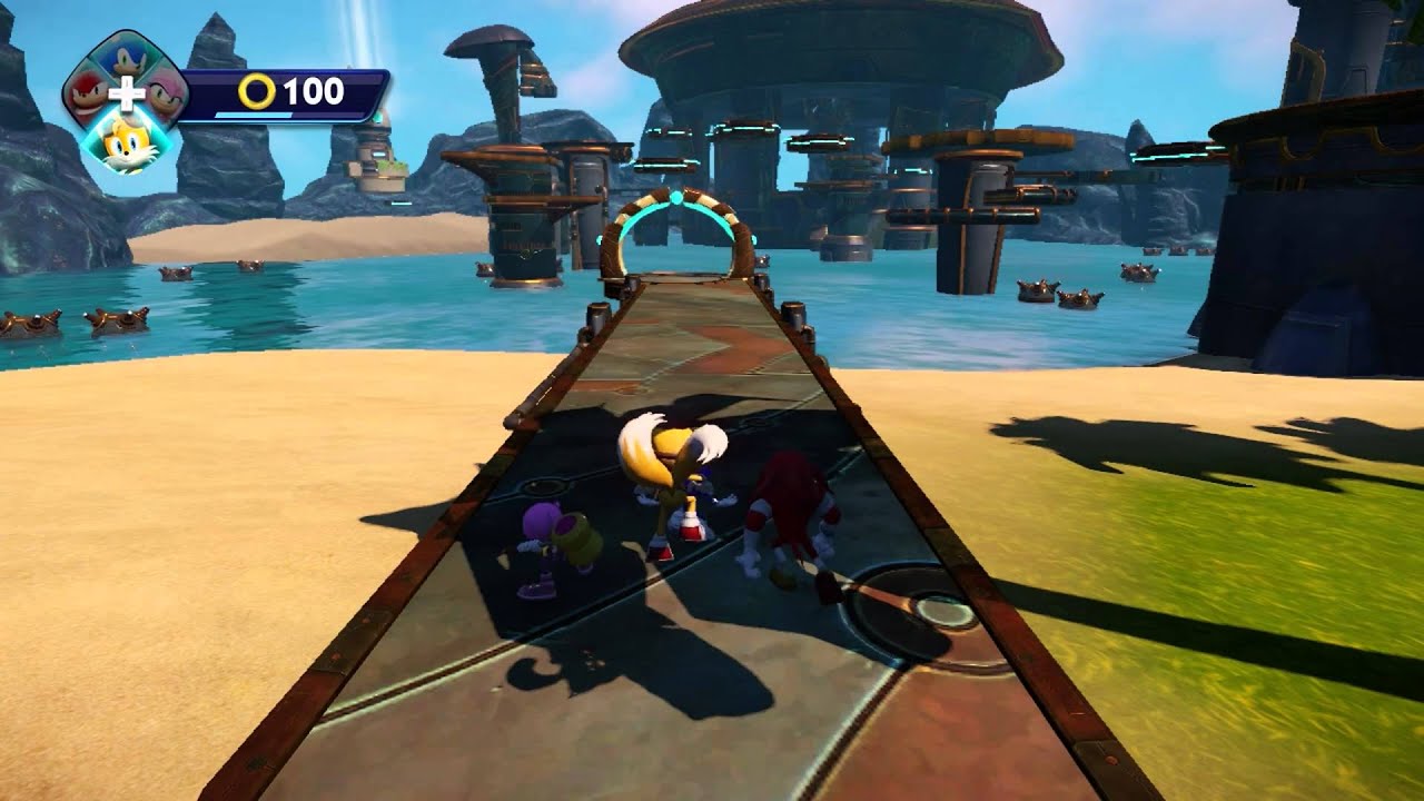 Sonic Boom: Rise of Lyric (Wii U) - Running On Water OoB In Bygone ...