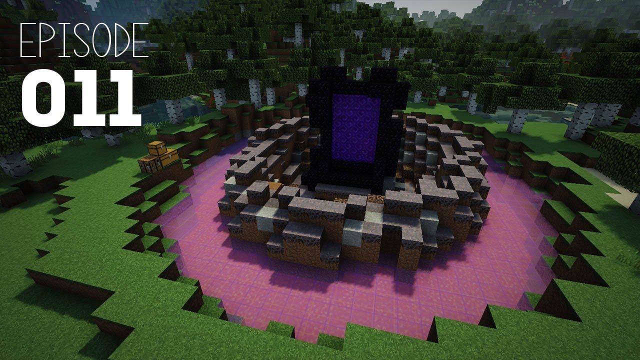 Minecraft Lets Play EP11 | New Fancy Portal (1.12 Single Player) - YouTube