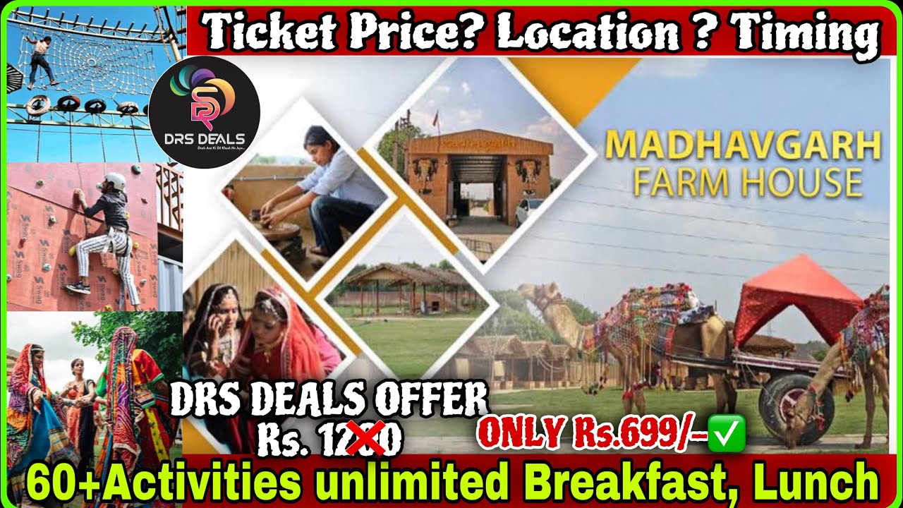 Madhavgarh farms,🚜Gurgaon 2024 | Ticket Price,Food and full Tour 60+ activity #delhi #gurugram ...