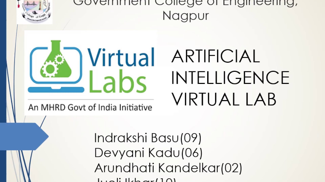 Artificial Intelligence Virtual Lab - YouTube