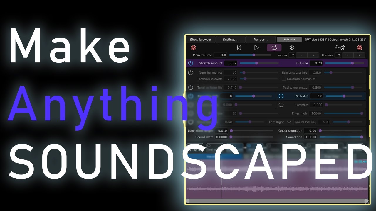 How to Make Soundscapes from ANYTHING - YouTube