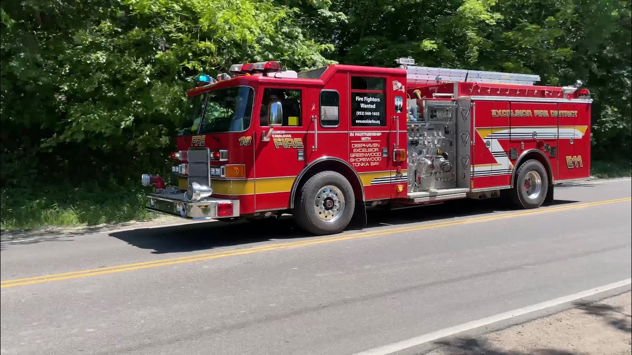 Excelsior Fire - Engine 11 Responding - YouTube