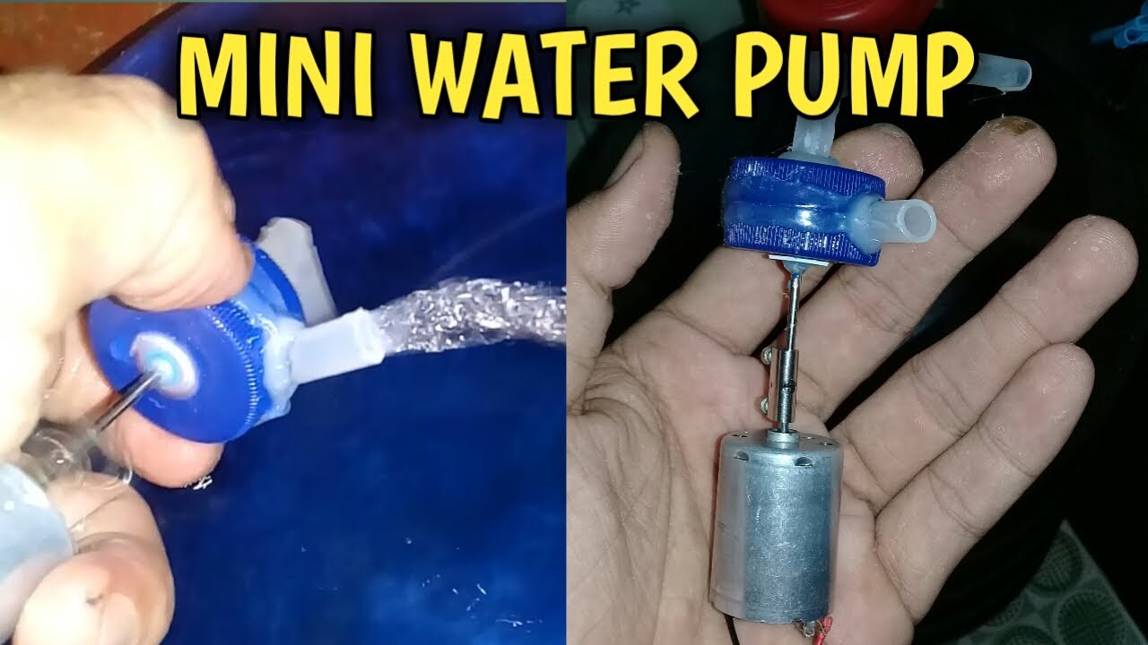 Pompa air mini - YouTube