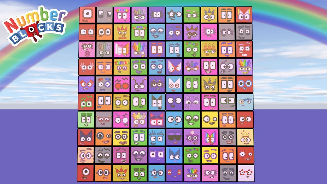 Learn Big Numbers with Numberblocks Box 1 to 100 | The Easiest Fun Math ...