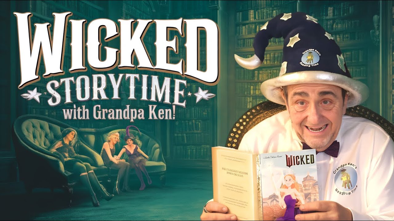 Golden Book Wicked 🌟 Meet Glinda | Storytime with Grandpa Ken 🧙‍♂️ ...
