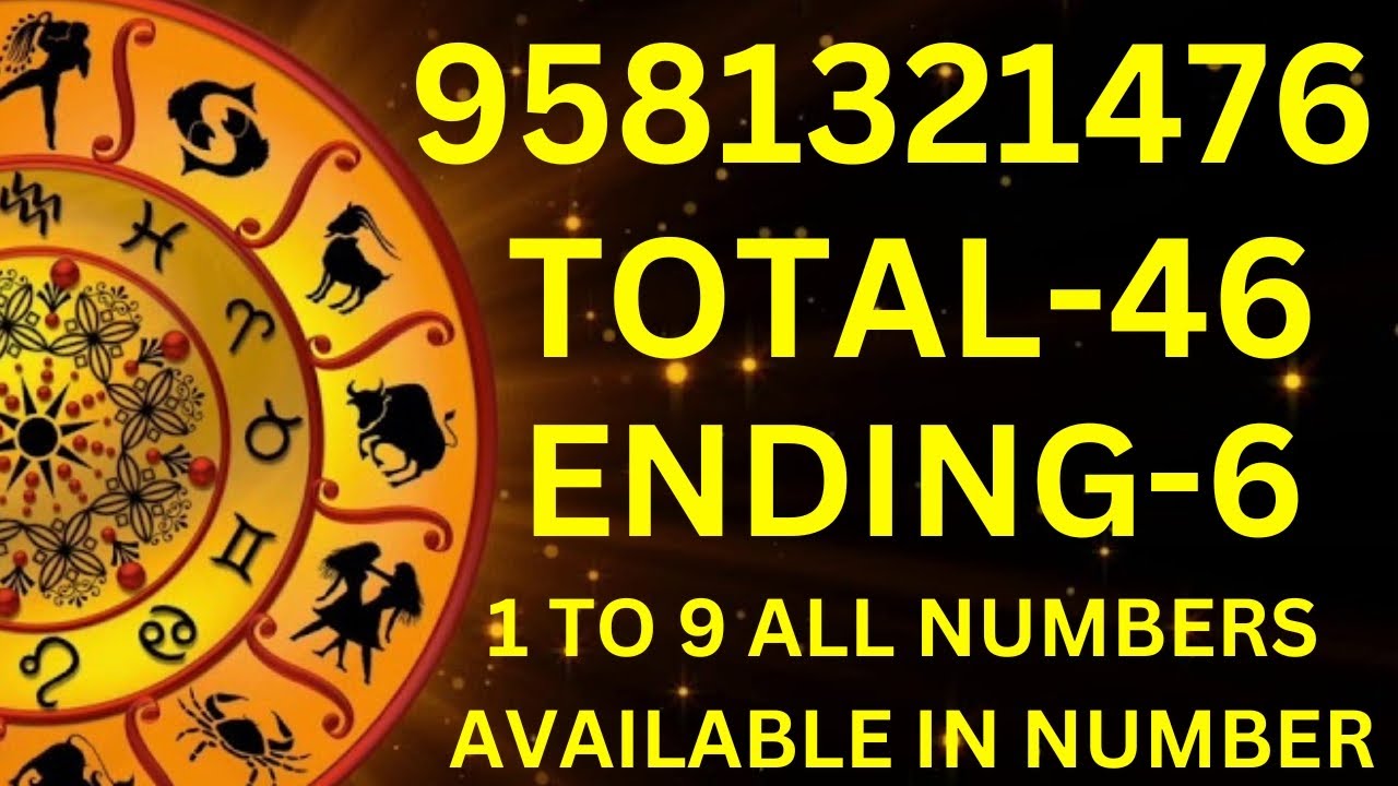 Numerology numbers| Total 46 number| lo shu grid numbers|Numerology ...