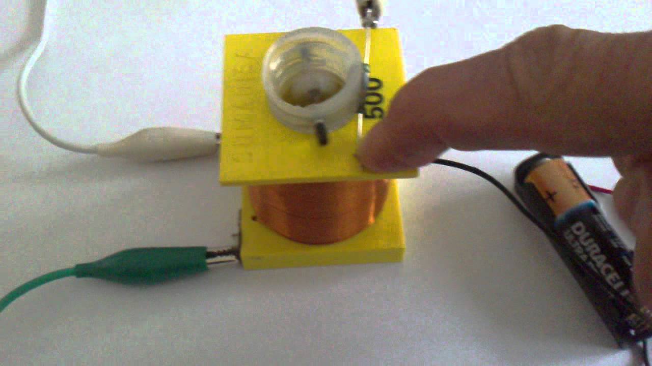 Motor eléctrico con interruptor de iman (reed switch) - YouTube
