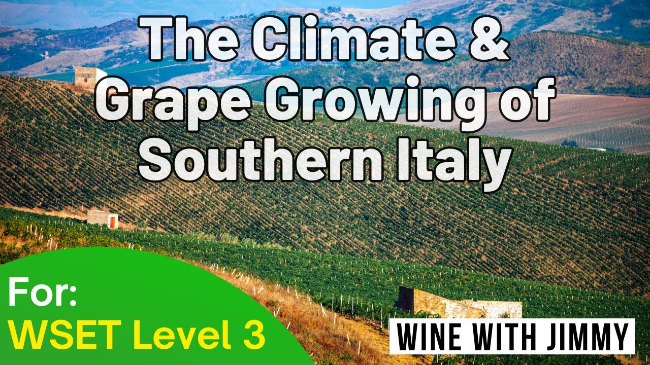 The Climate and Grape Growing of Southern Italy for WSET Level 3 - YouTube