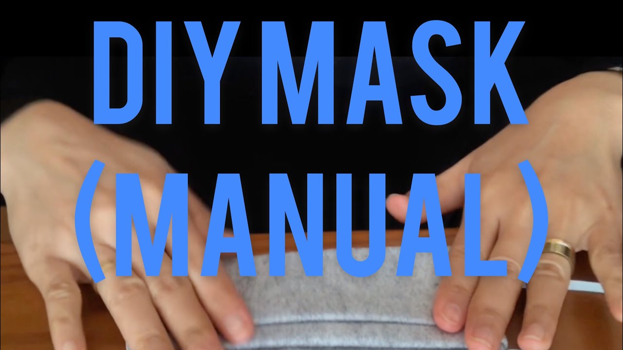 DIY face mask (manual) - YouTube