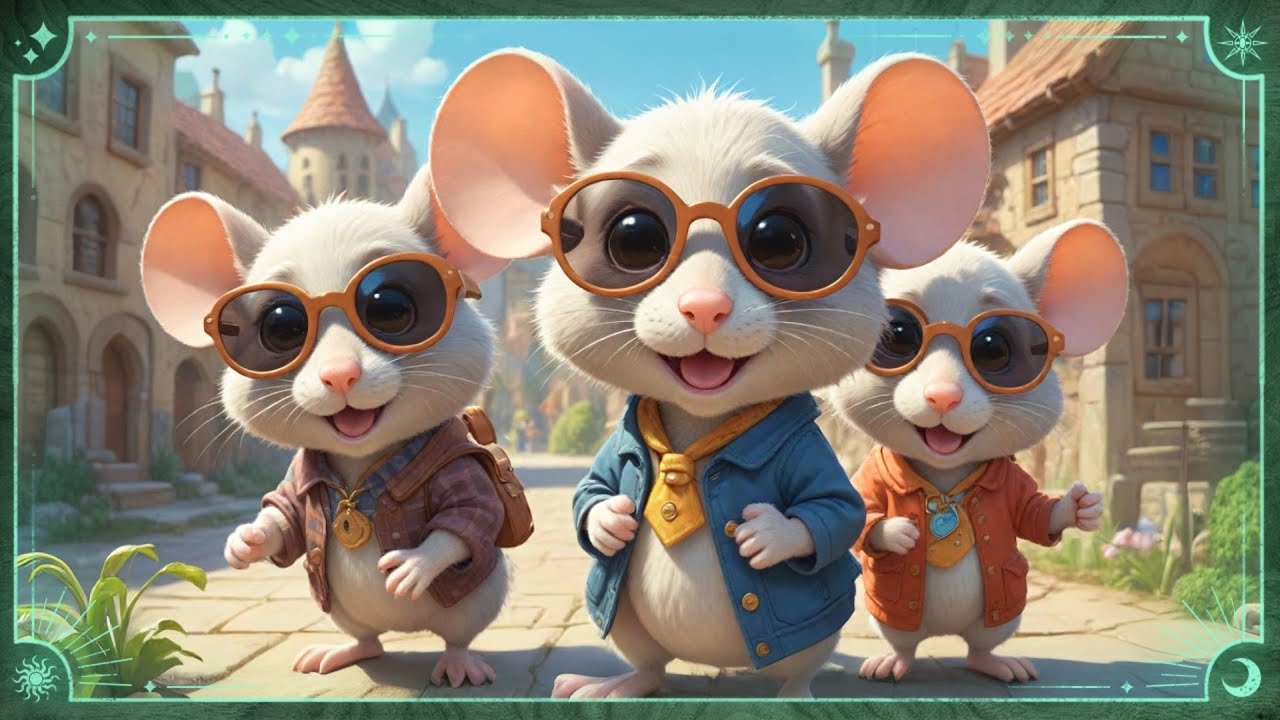 Three Blind Mice | Kids Sing Along Nursery Rhymes | Simple Song with ...