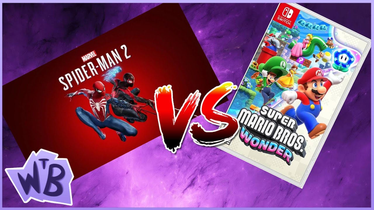 Spiderman 2 Vs Super Mario Wonder With The Boys - YouTube