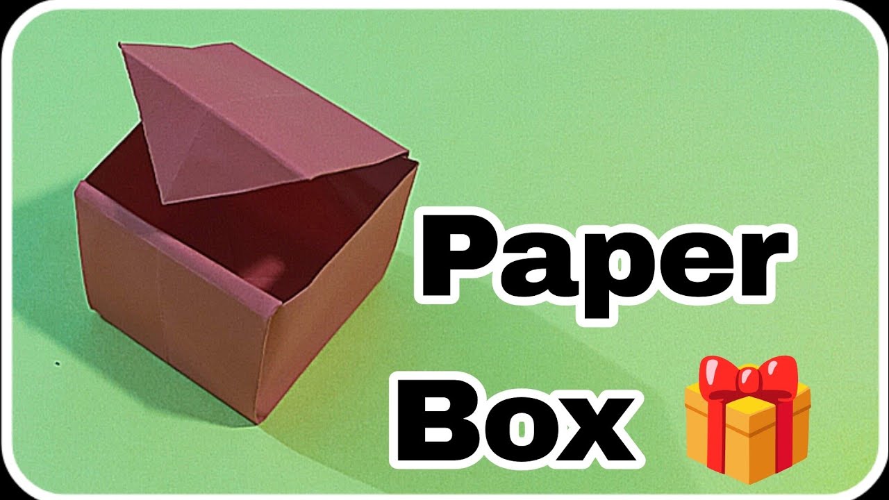 How to make origami Paper Box 🎁| Paper box - YouTube