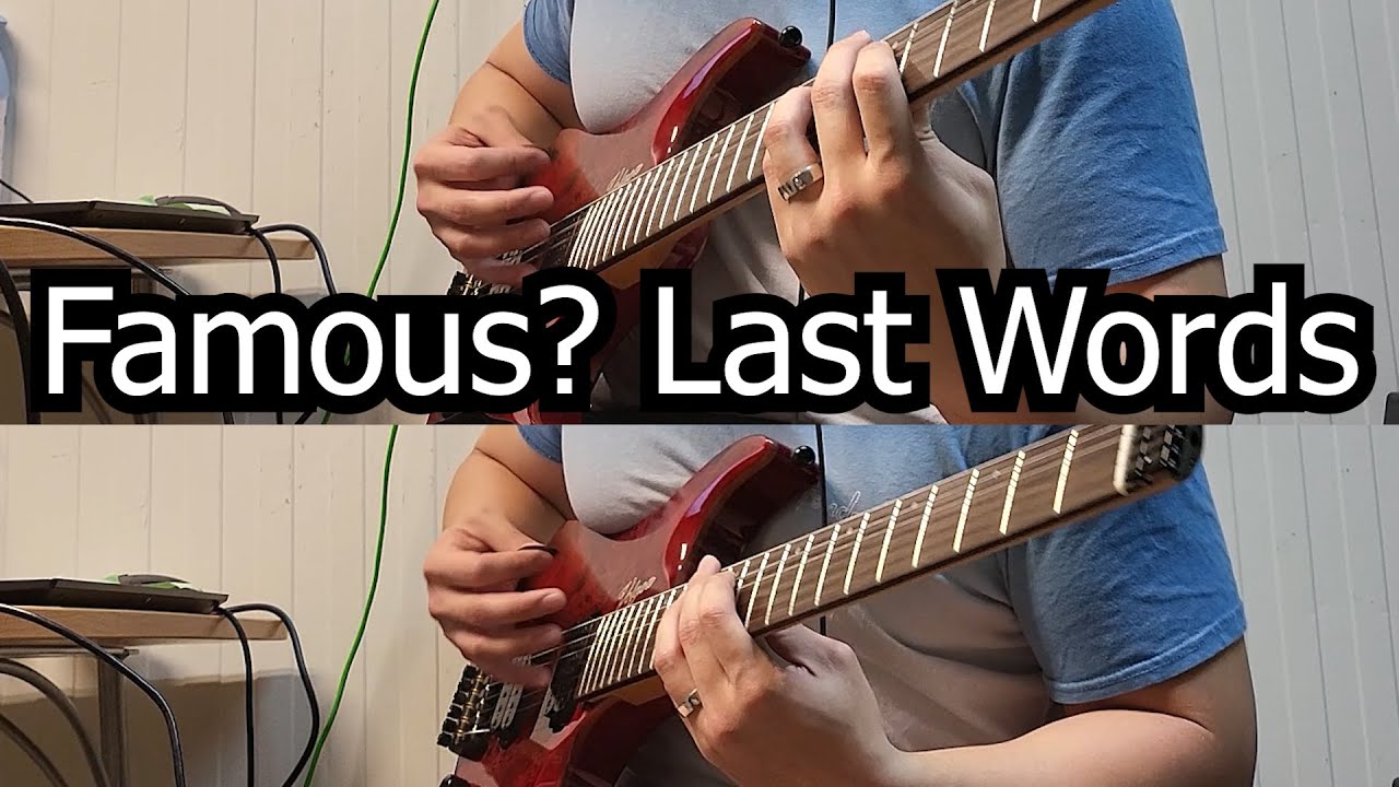 Famous Last Words [COVER] - YouTube