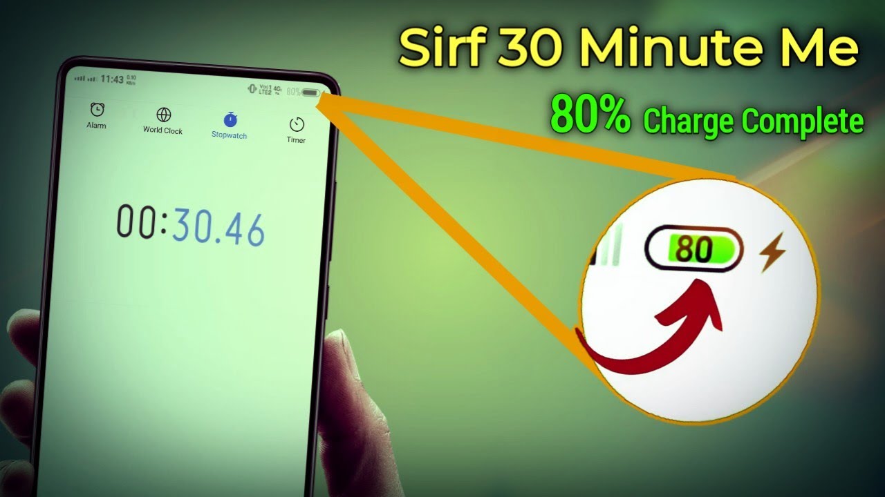 30 Minute Me 80% Charging Bypass Tricks || Fast Charging Tips on Any ...