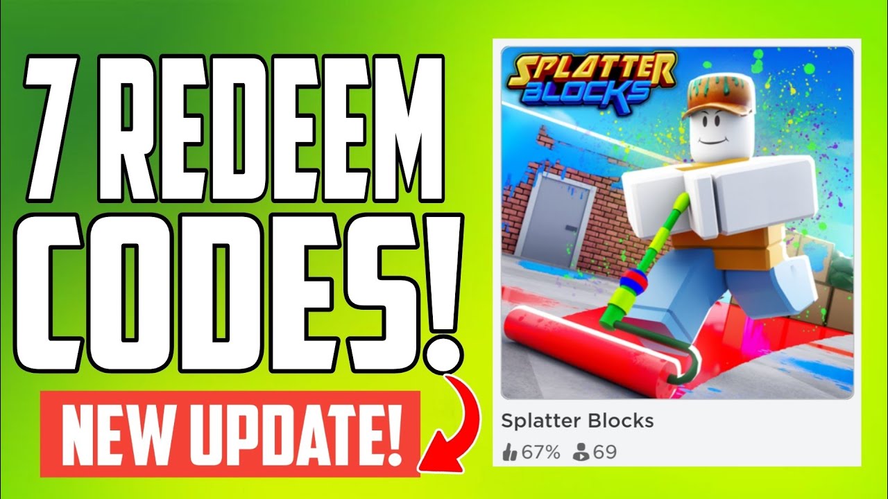 Splatter Blocks CODES 2024 - EVERY WORKING CODES | ALL ROBLOX CODES ...