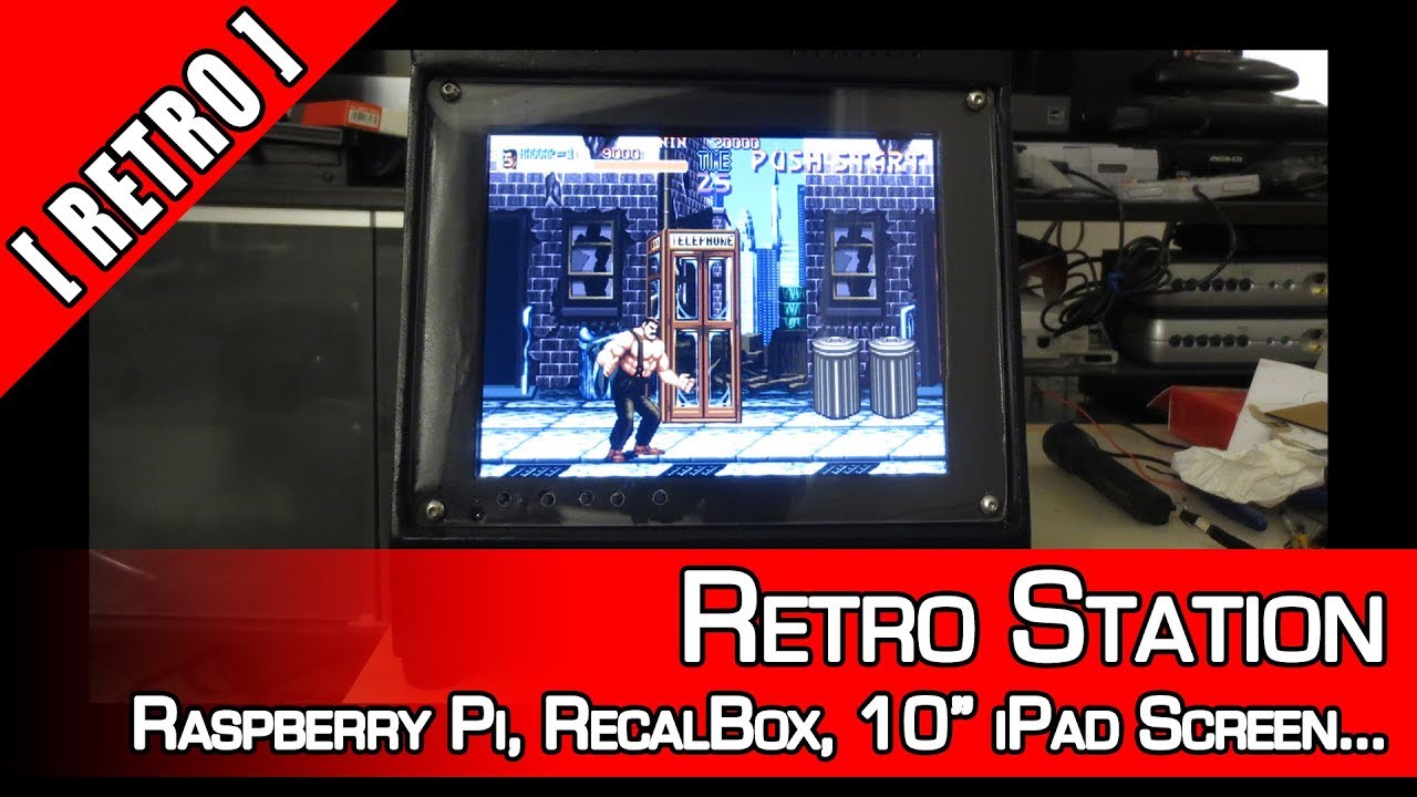 [Retro] Retro Station: Raspberry Pi 3, Recalbox, iPad 10" screen - YouTube