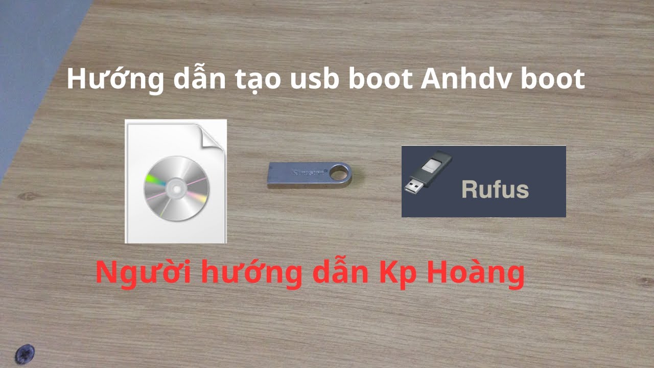 cách usb boot anhdv boot mới nhất - YouTube