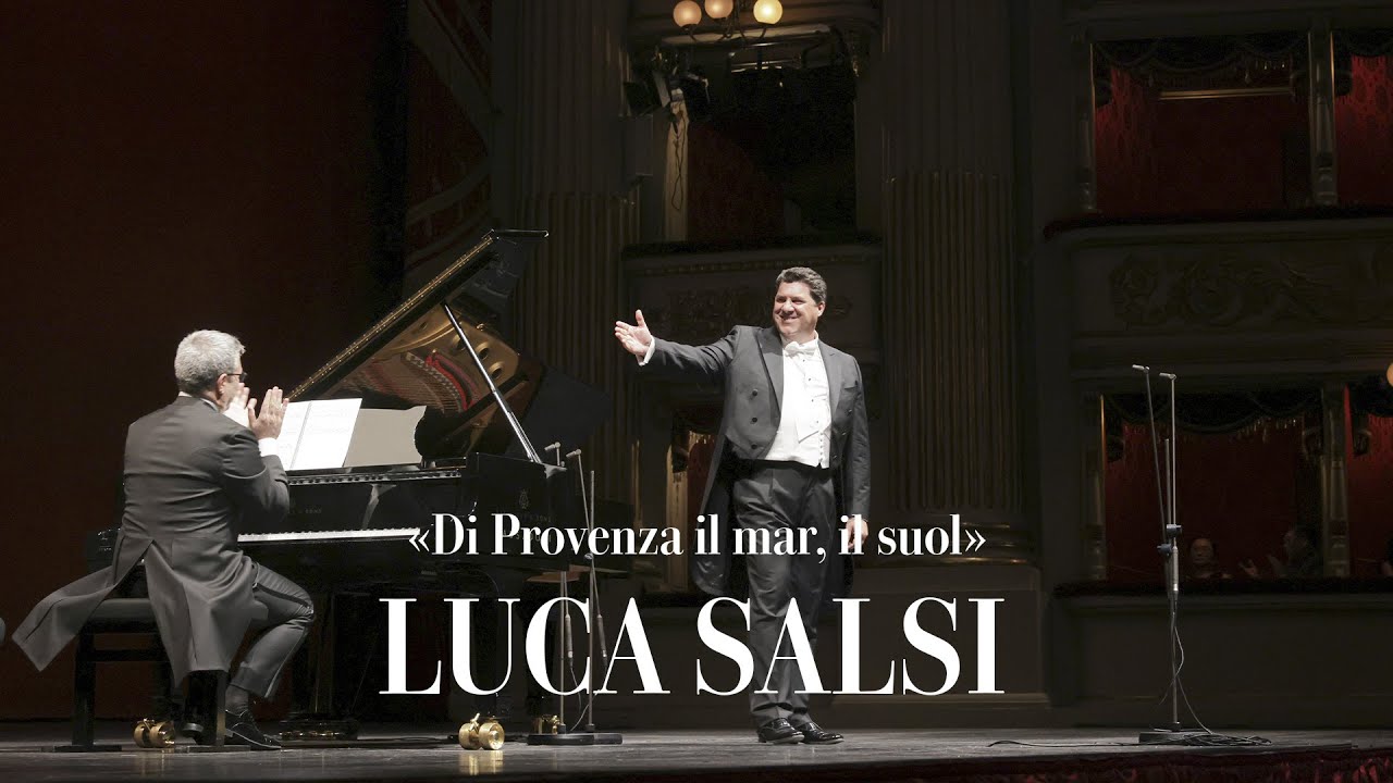 Recital Luca Salsi - Di Provenza il mar, il suol - LaScalaTv (Teatro ...